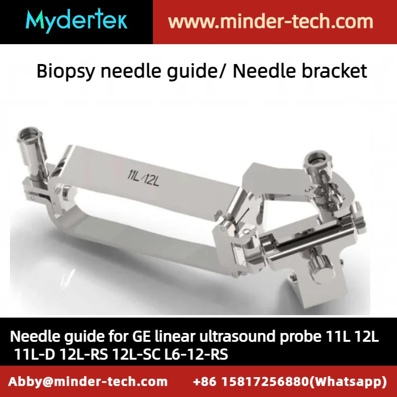 Needle bracket, needle guide for GE linear ultrasound probe 11L 12L 11 ...